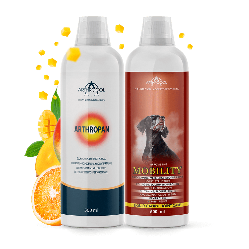 Artrocol Mobility 500ml és Arthropan ízületvédő folyadék 500ml