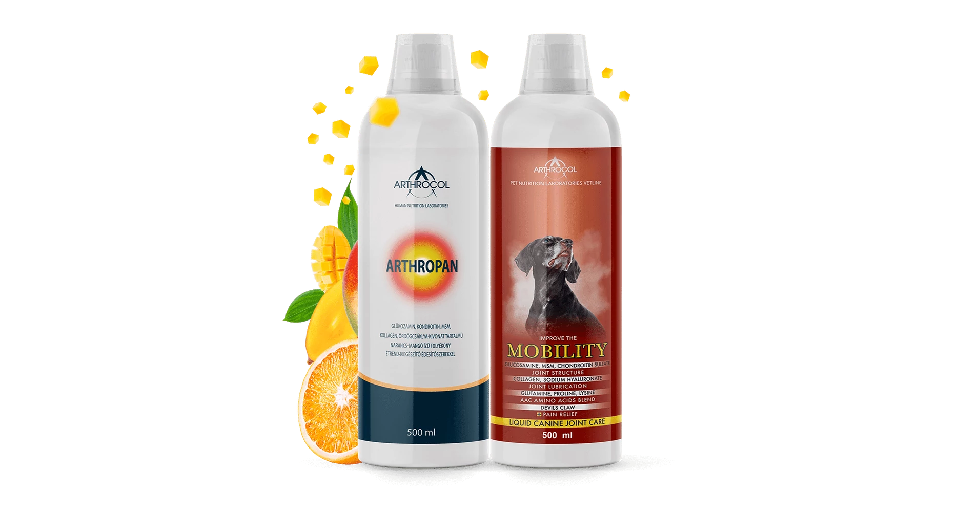 Artrocol Mobility 500ml és Arthropan ízületvédő folyadék 500ml