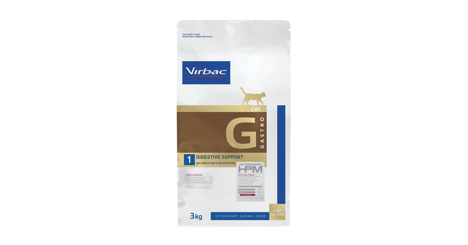 Virbac HPM Diet Cat Digestive Support 3 kg